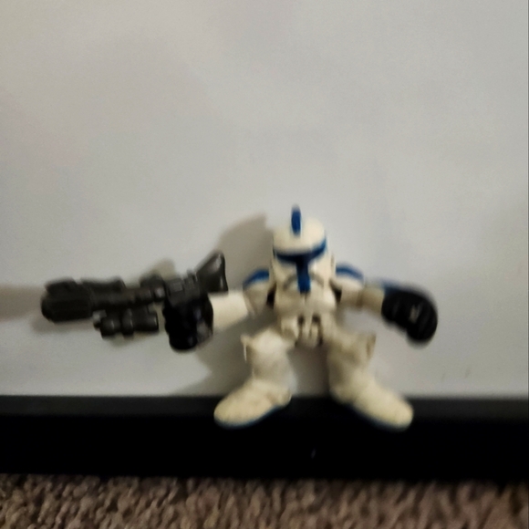 Hasbro | Toys | Star Wars Galactic Heroes Clone Trooper Blue 5st Legion ...